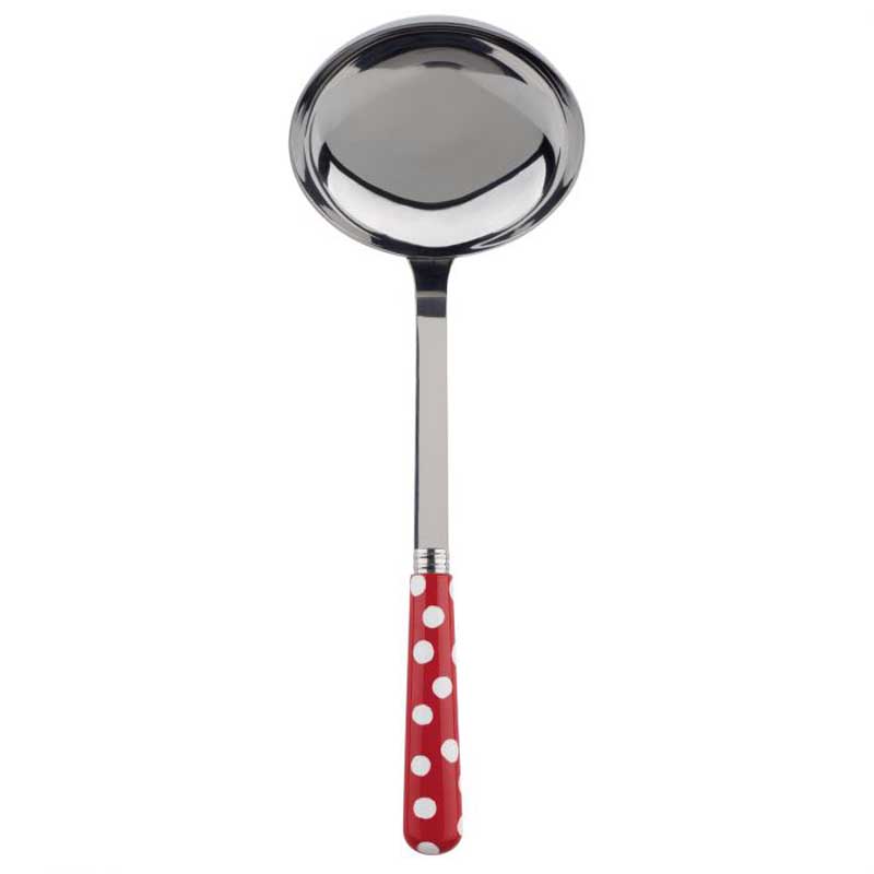White Dots Red Ladle | Sabre