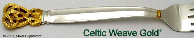 Celtic Weave Gold by Towle Silversmiths - Sterling Silver Flatware