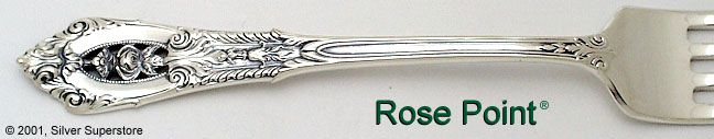Rose Point by Wallace Silversmiths - Sterling Silver Flatware