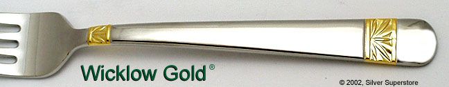 Wicklow Gold by Waterford - Stainless flatware at discount